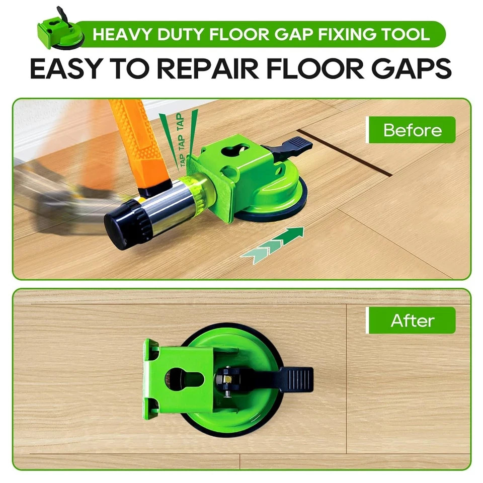 Heavy Duty Floor Gap Fixer Tool, Made of Iron & Enhanced Suction Cup ...