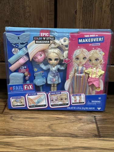 Fail Fix doll Epic Color ‘N’ Style Makeover @2Dreami new in damaged box ...