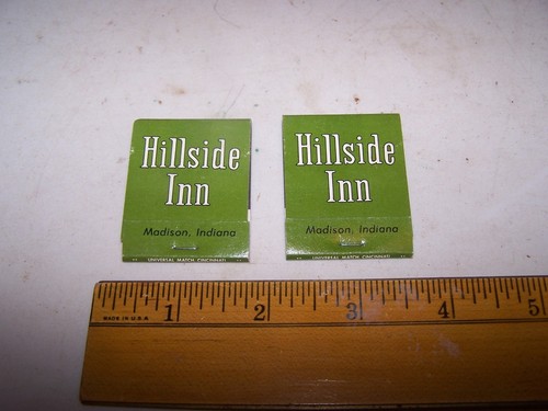 2 Vintage HILLSIDE INN Matchbooks MADISON INDIANA | eBay