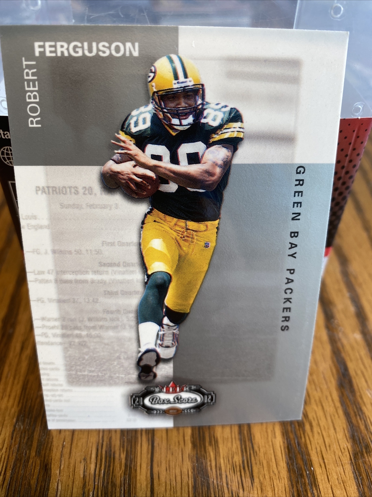 Robert Ferguson Packers 2002 Fleer Box Score #163 Green Bay Packers | eBay