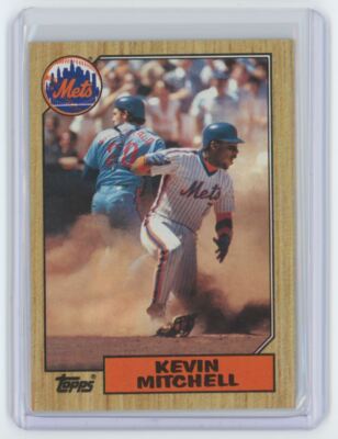 1987 Topps Kevin Mitchell Rookie . New York Mets #653 | eBay