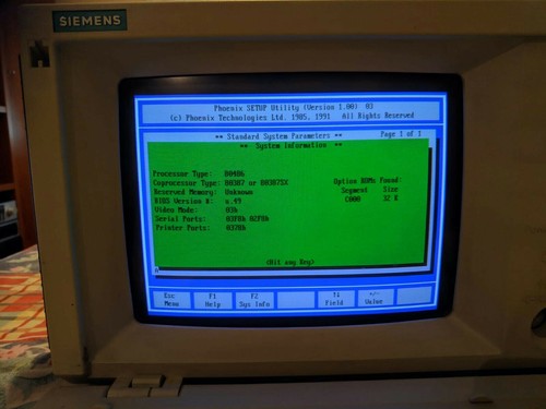 PC vintage Siemens PG750 working | eBay