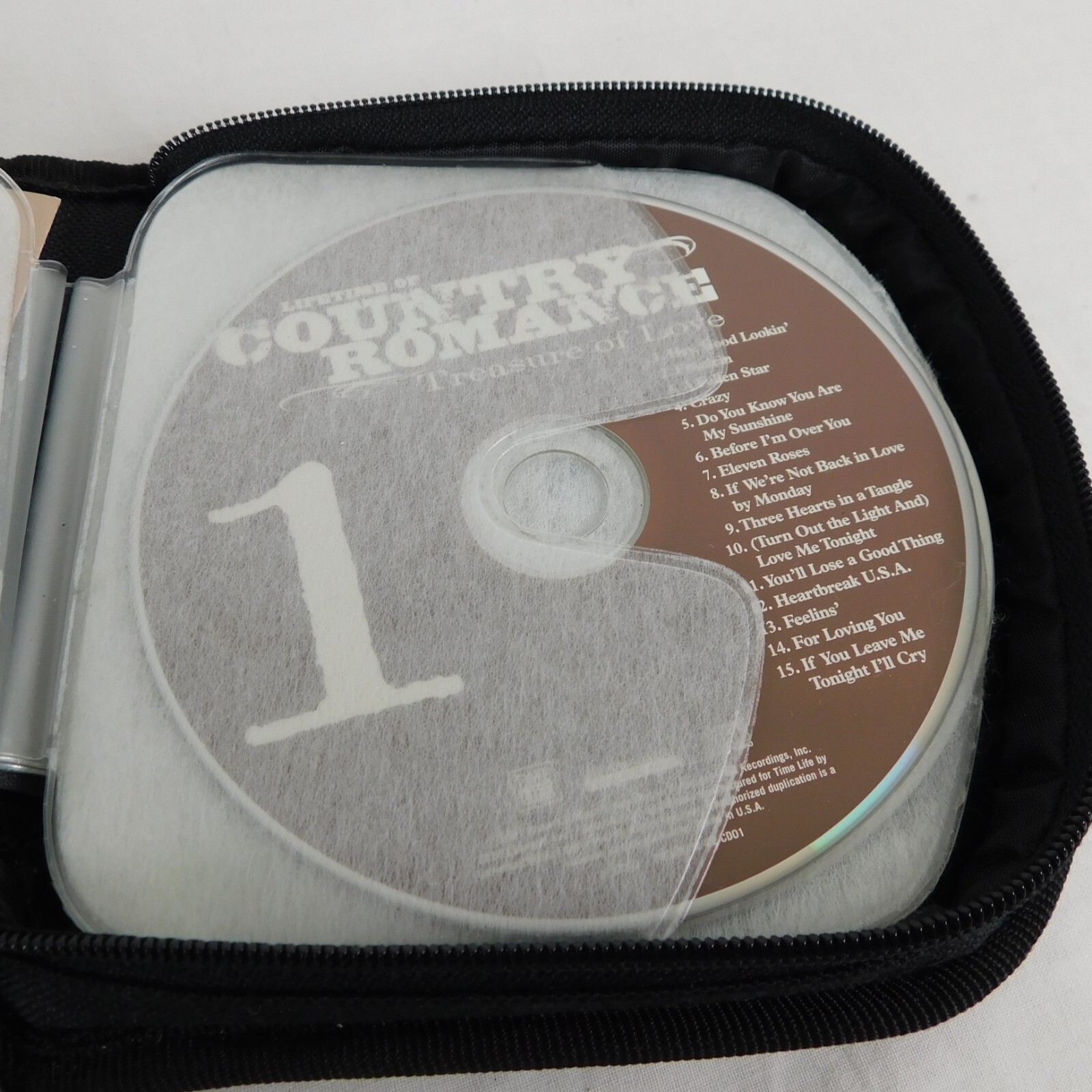 Lot of 10 Country Music CDs Zippered Case Merle Haggard Hits Country ...