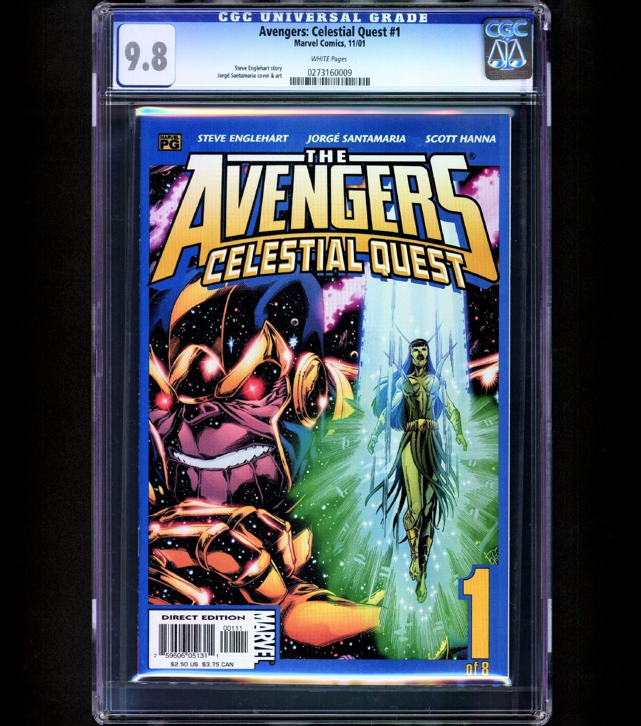 Avengers Celestial Quest #1 CGC 9.8 1st Thanosi App Thanos Cover RARE in 9.8 NM+ | eBay