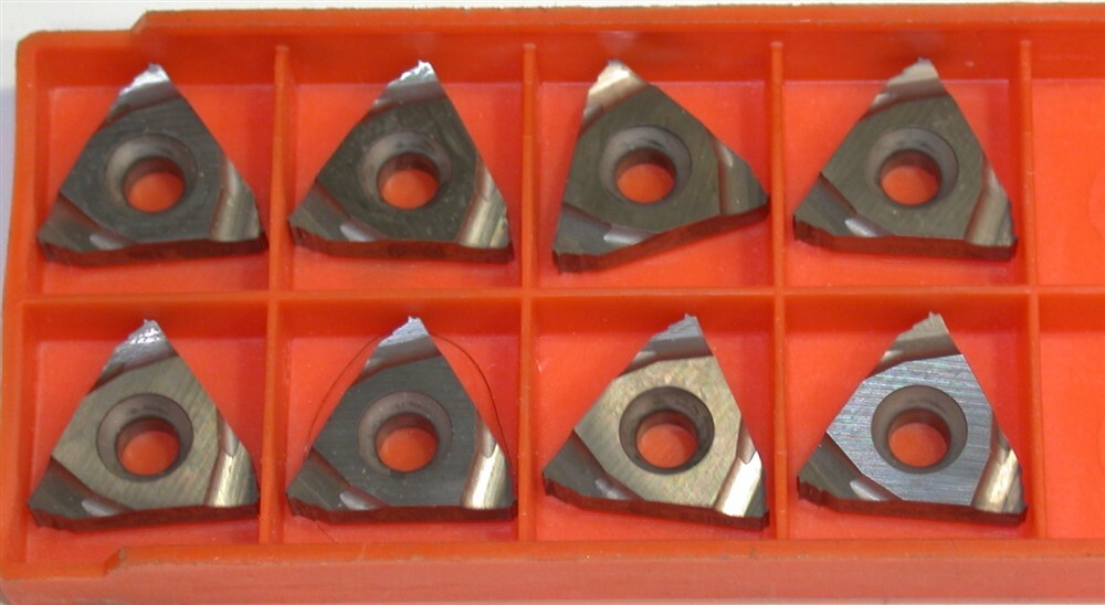 Lot of 8 New Seco Snap-Tap Indexable Carbide Threading Inserts 16EL0 ...