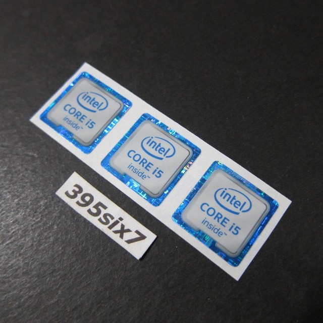 3PCS - Intel CORE i5 inside Sticker 18mm x 18mm - 6th Generation | eBay