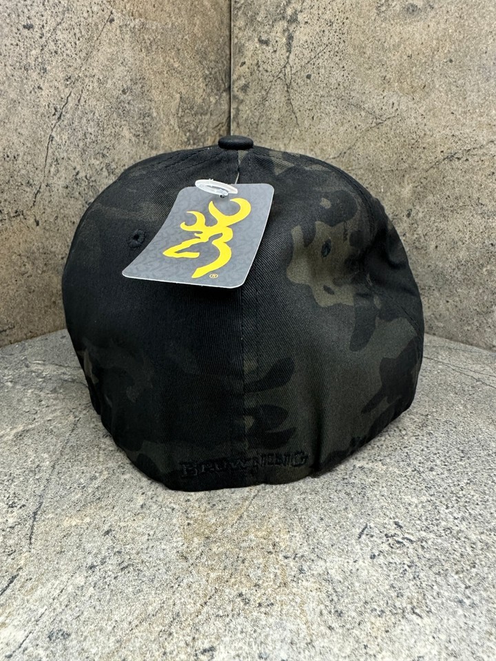 Browning Phantom Cap with Buckmark 308987394 - Multicam Black - L/XL ...