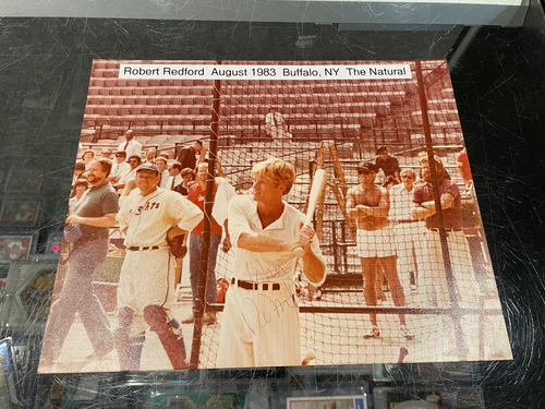 1983 ROBERT REDFORD THE NATURAL BASEBALL MOVIE SIGNED 8X10 PHOTO JSA ...