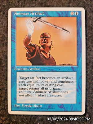 MTG Animate Artifact Revised Edition Regular Uncommon. Never Played ...