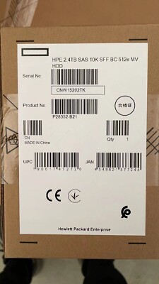 NEW P28352-B21 P30562-001 HPE 2.4TB SAS 12G 10K 2.5" SFF Gen10+ HDD ...