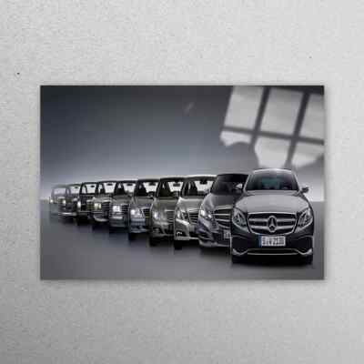Mercedes Benz E Series Tempered Glass Printing Wall Art Australian Made ...