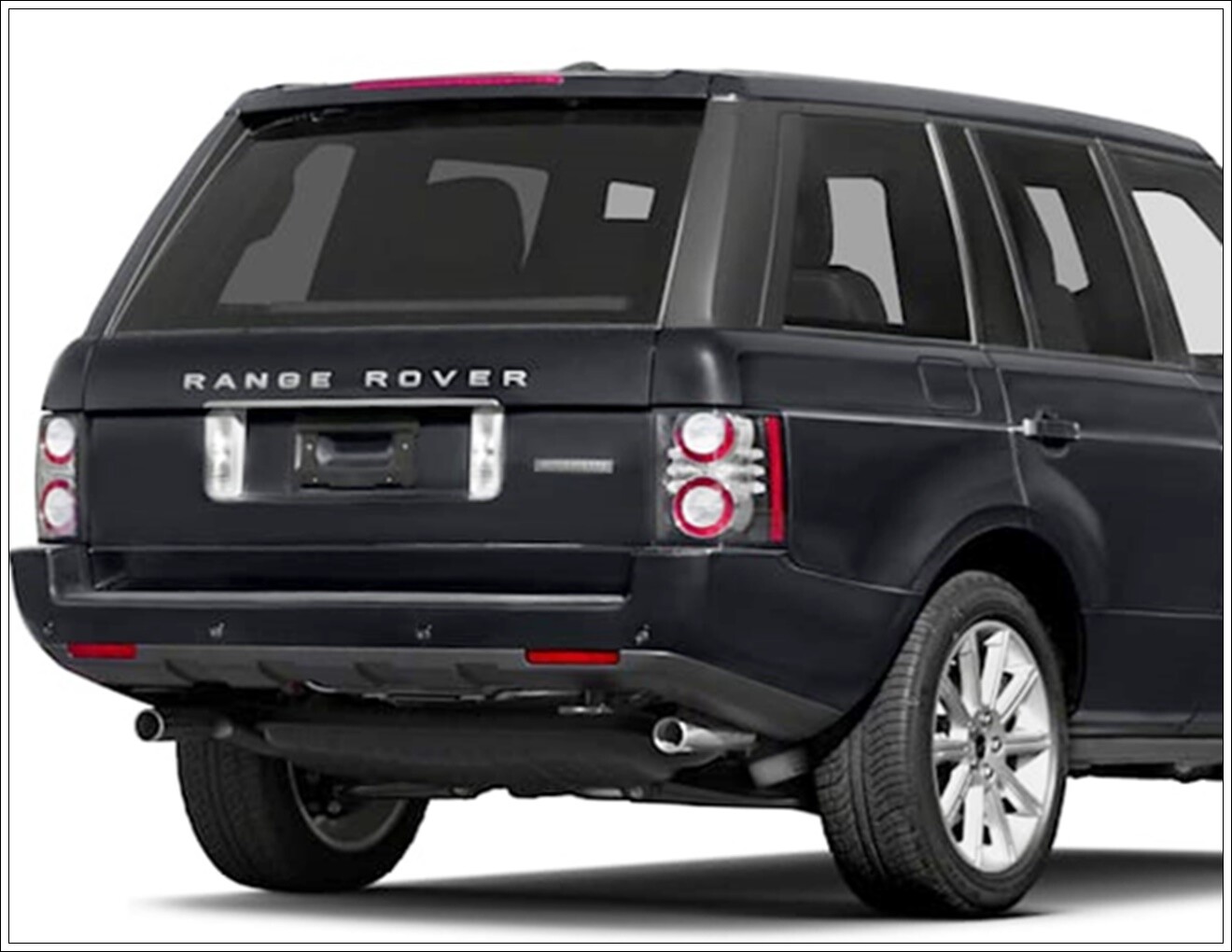 Chrome Rear Trunk Tailgate Trim S.STEEL For Range Rover III L322 Vogue ...