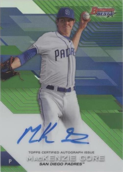 2017 Bowman's Best - Best of 2017 Autographs Mackenzie Gore #B17-MG ...