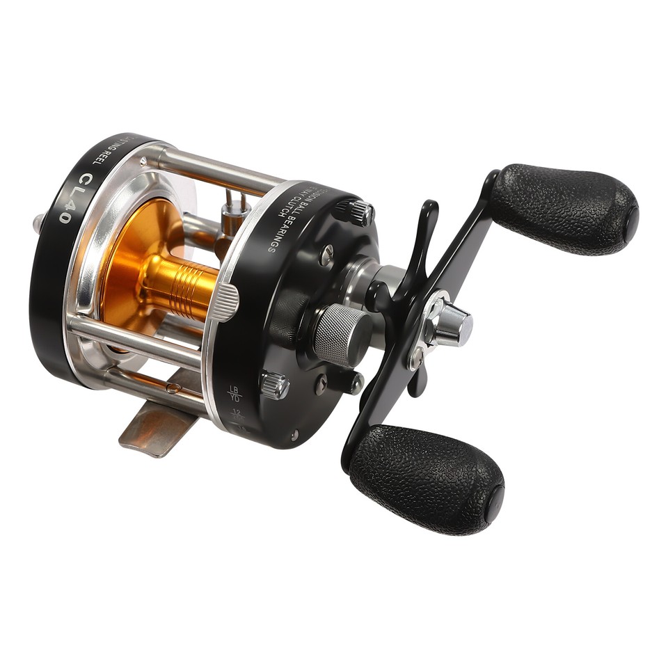 Baitcasting Fishing Reel Conventional Reel Round Baitcasting Reel for ...