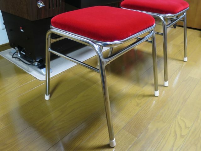 Arcade video game Chair Stool Red Classic style "Game Center Isu ...