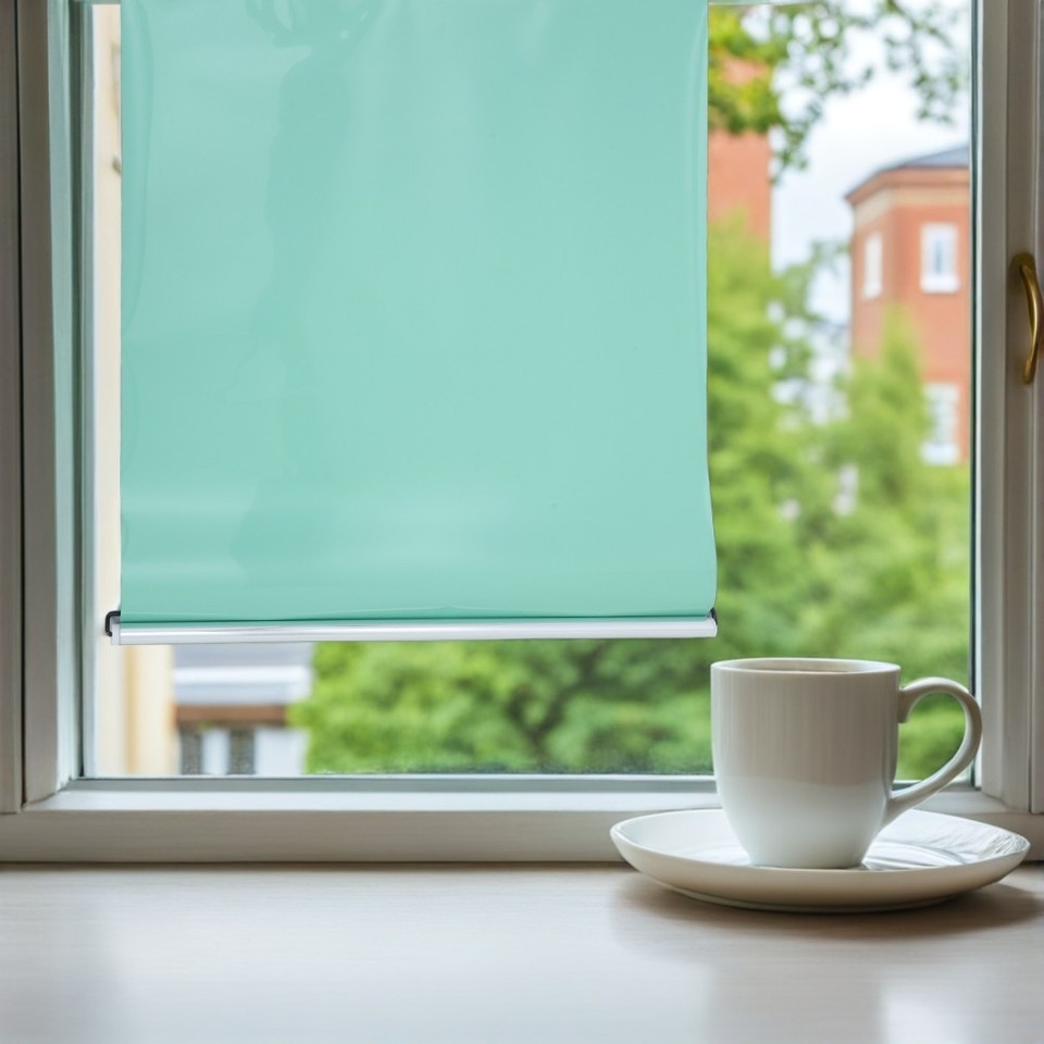 No Drill Suction Cup Blackout Blinds Window Shades for Office Privacy ...