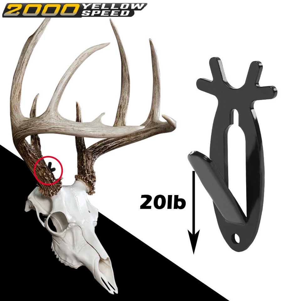 European Skull Mount Hanger The EuroHanger Deer Skull Hook 3 Pack New ...