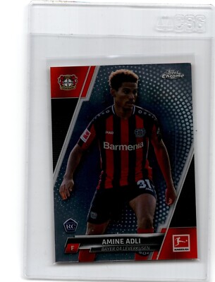 2021-22 Topps Chrome Bundesliga Ray Wave RC Rookie Amine Adli | eBay