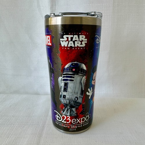 Disney D23 Expo 2019 Tervis Tumbler Logo Mug, Cup, NEW, R2D2, Black ...