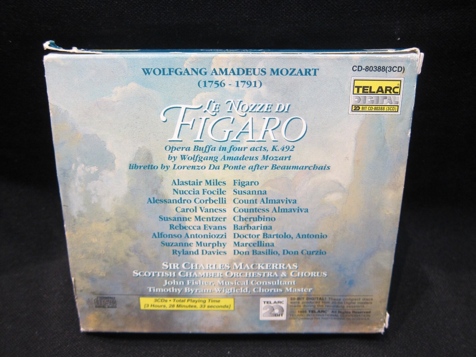 Mozart / Sir Charles Mackerras - Le Nozze Di Figaro - 3CD - NM - BOX ...