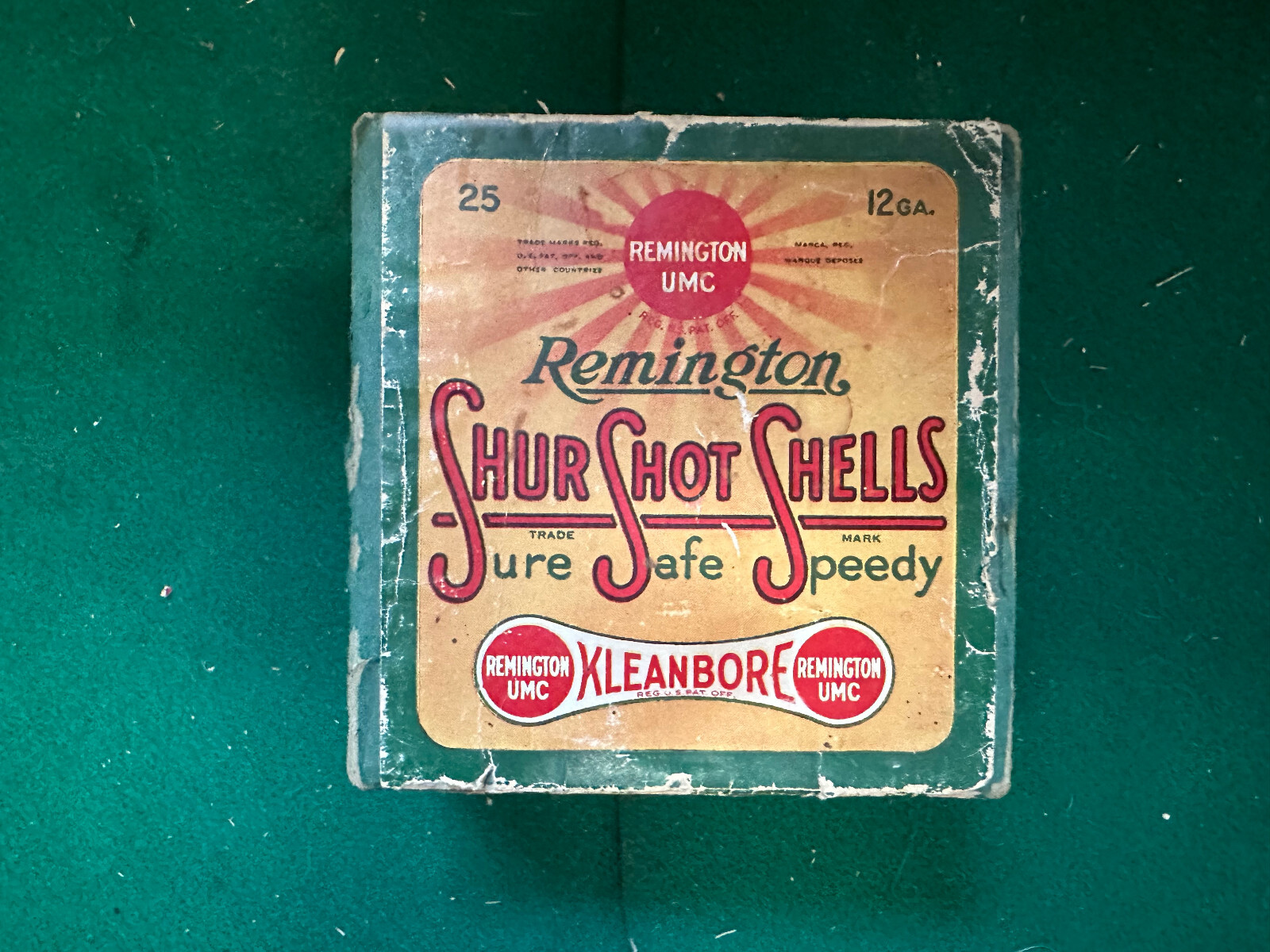 Vintage Remington Shur Shot Shell Two Part Box - (No Shells) | eBay