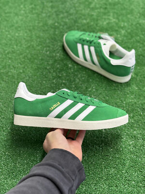 Adidas Gazelle Green Cloud White Mens IG2092 NEW Size 9.5 | eBay