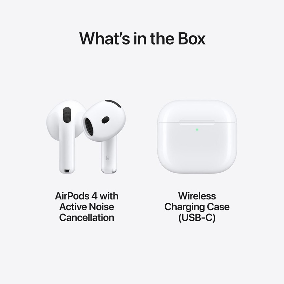 New 2024 Apple - AirPods 4 with Active Noise Cancellation MXP93LL/A | eBay