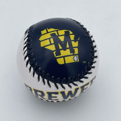 Franklin Sports MLB Milwaukee Brewers Soft Strike Baseball, Collector ...