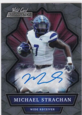 Michael Strachan 2021 Wild Card Alumination Autograph ABC-A Colts ...