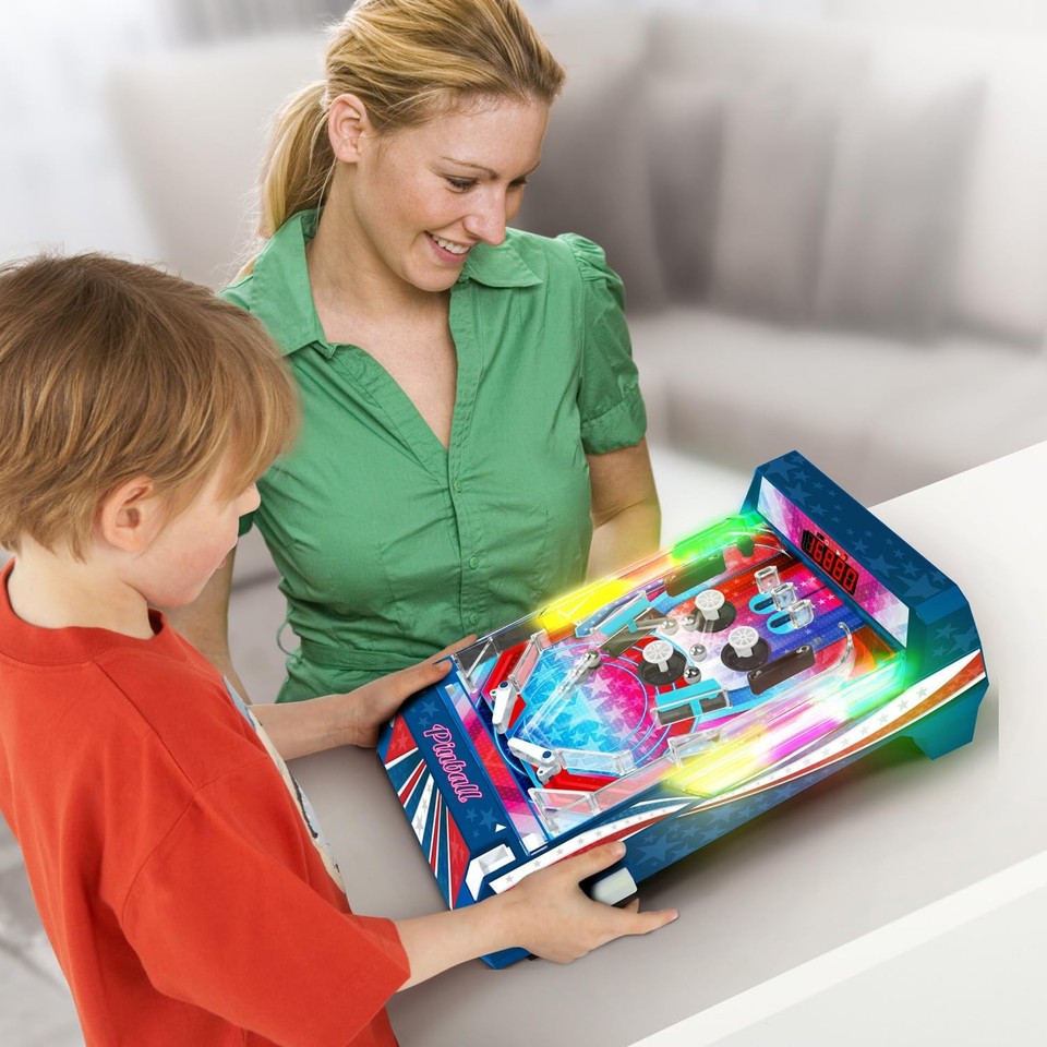 Retro Arcade Electronic: Pinball - Tabletop Game, Vibrating Bumpers ...