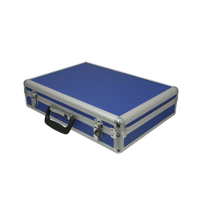 Blue Carry Aluminium Hard Flight Case Foam Padded Protection Secure ...