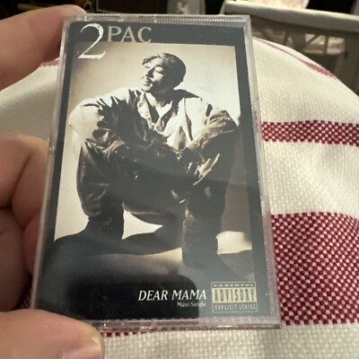 2Pac Dear Mama Cassette Maxi Single Hip Hop Rap 1995 Interscope Tupac ...