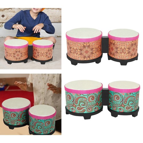 Bongo Drum 5'' and 6'' Set Playing Congas Drum for Professionals Kids ...