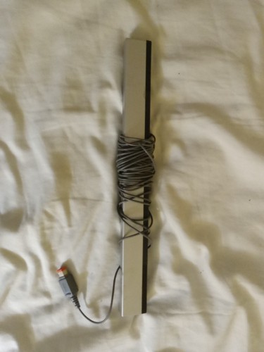 NEW Genuine Official OEM Nintendo Wii / Wii U Sensor Bar Silver RVL-014 ...