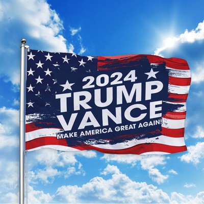 Trump Vance Flag, Trump Vance Take American Back, Make America Great ...