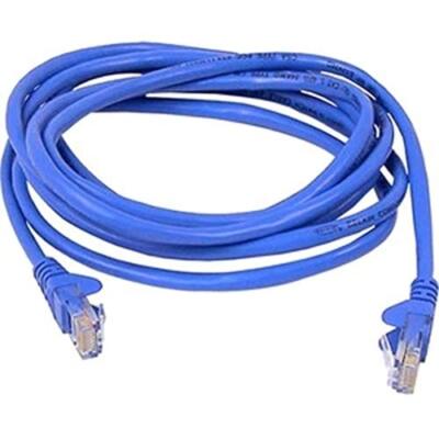 BELKIN COMPONENTS A3L980-18IN-BLS 18IN CAT6 SNAGLESS PATCH CABLE, UTP ...