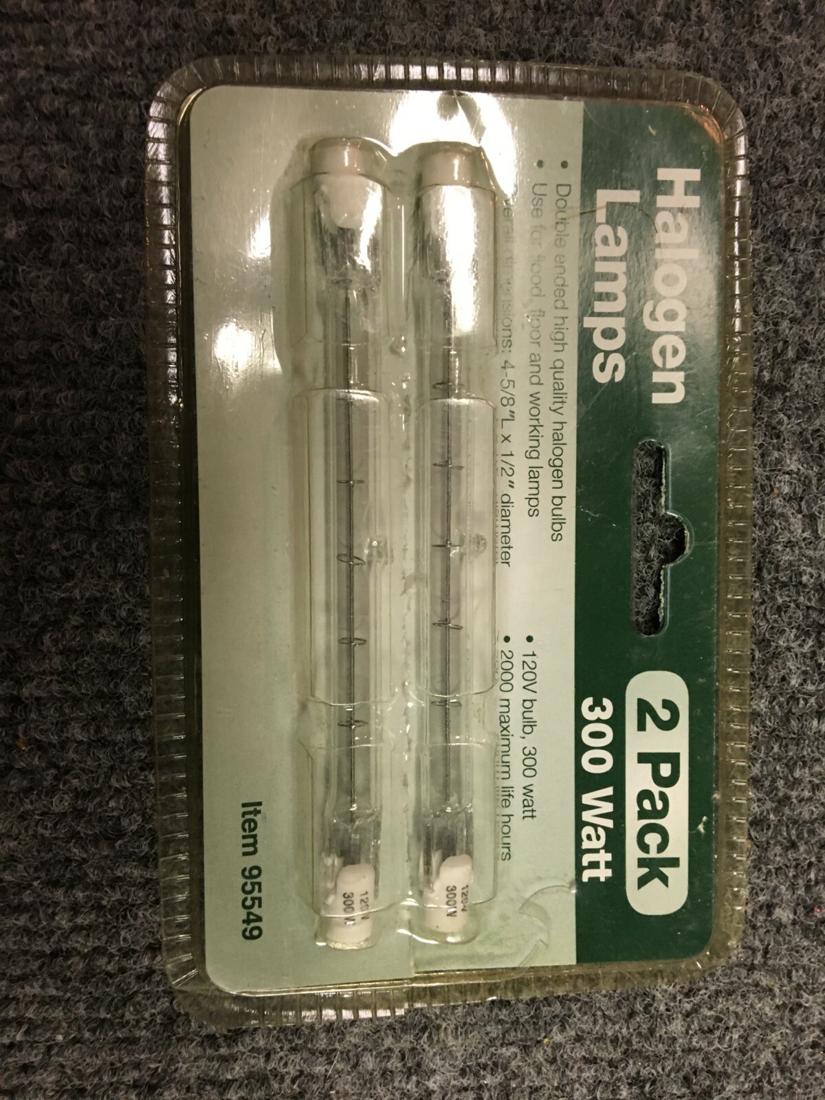Halogen Lamps 300W 120V Pack of 2 | eBay