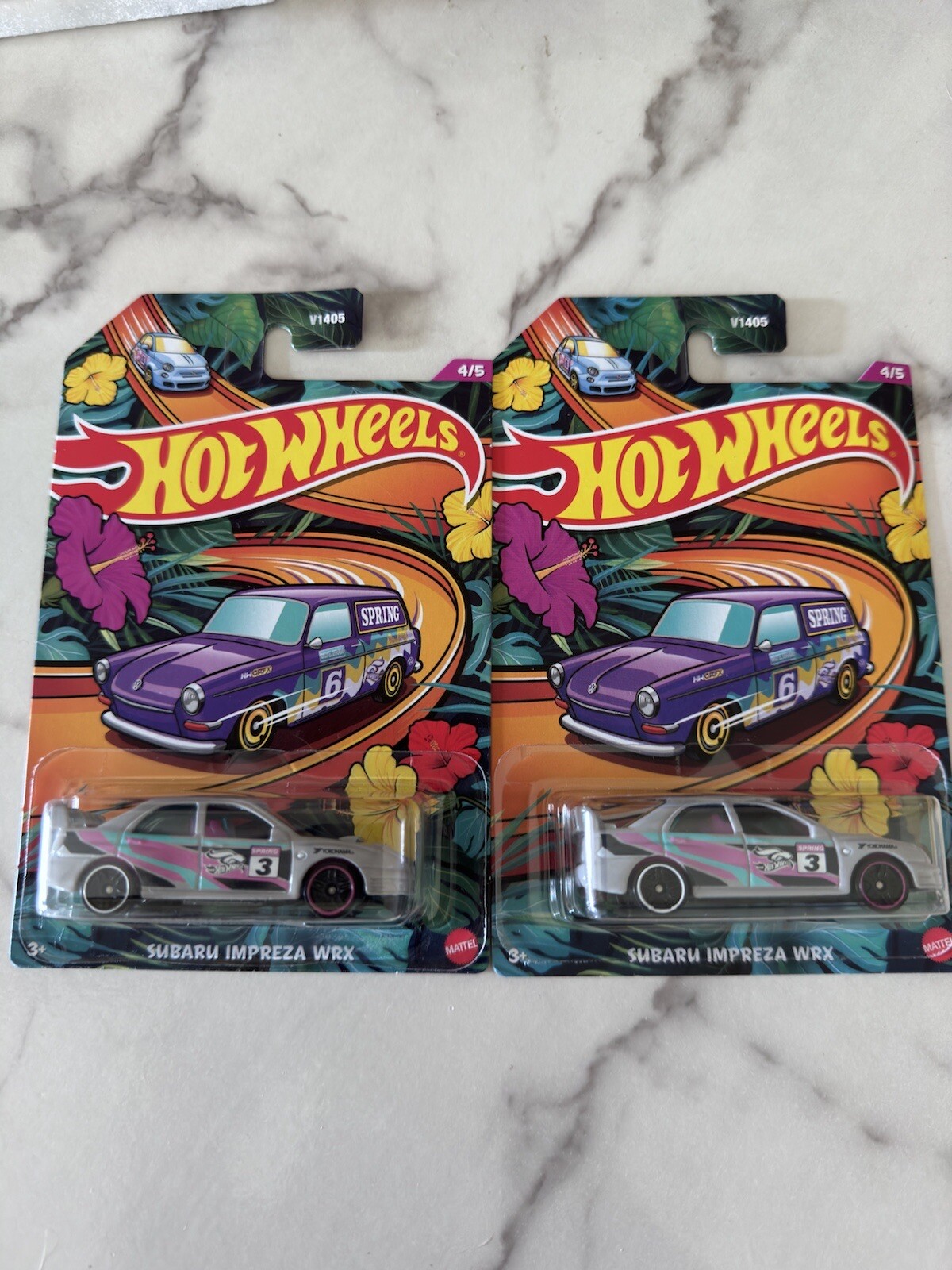 Lot Of 2 Hot Wheels Spring 2024 Subaru Impreza WRX STI EASTER JDM TURBO ...