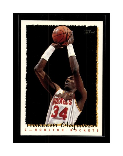 1994-95 Topps Houston Rockets Basketball Card #295 Hakeem Olajuwon | eBay