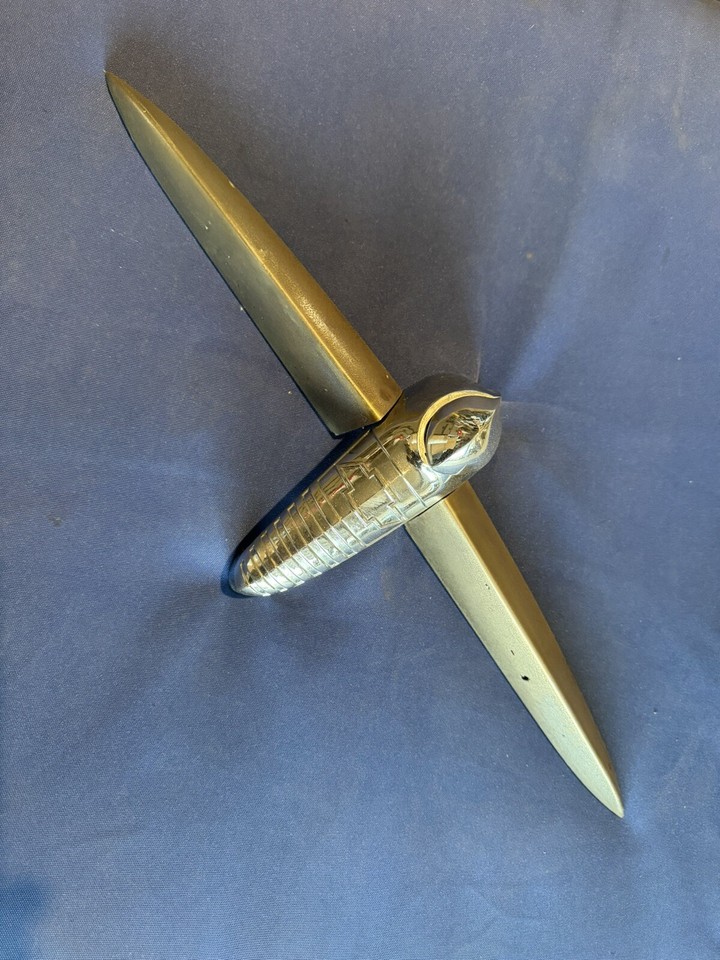 1950 Chevrolet Fleetline Trunk Handle Emblem Ornament Trim Original ...