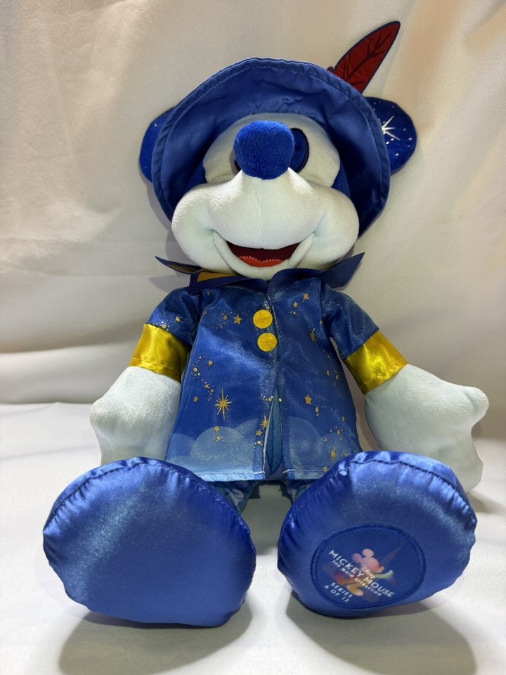 Disney Mickey Peter Pan Plush The Main Attraction 50th Anniversary | eBay