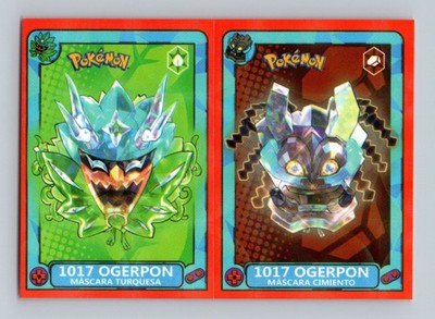 Pokemon - Ogerpon E41/E42 - Holo - Sticker | eBay