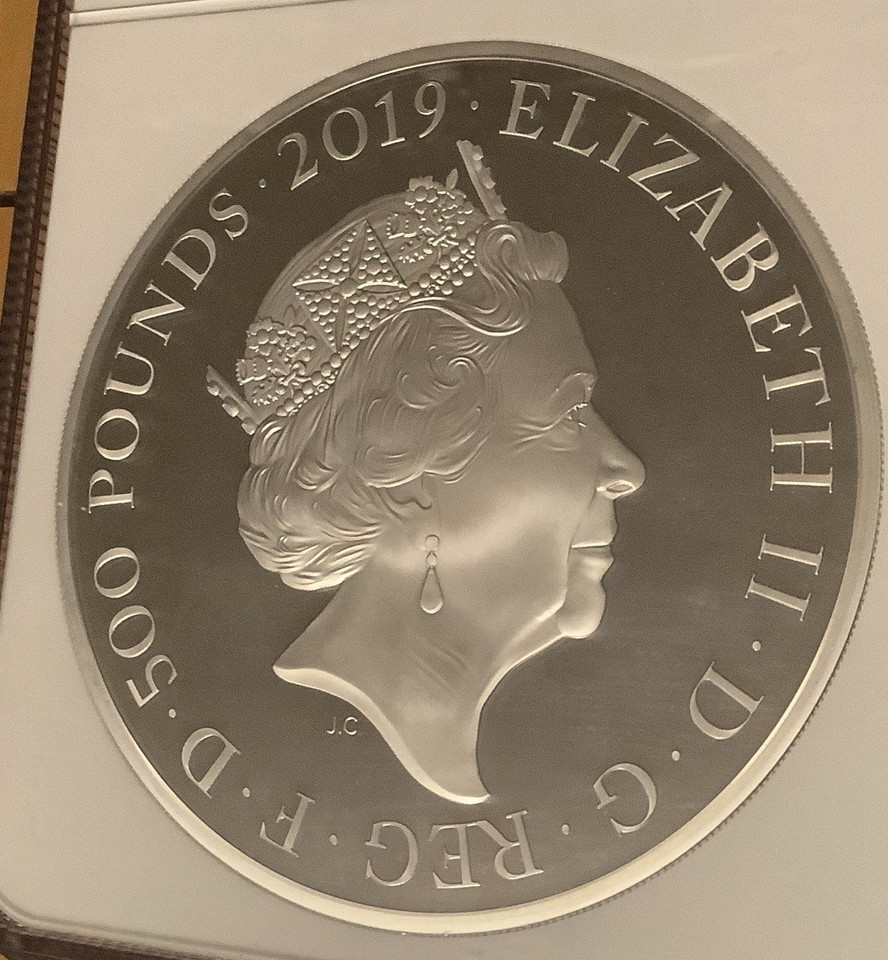 2019 G. Britain S£500 Kilo Queen Victoria & Prince Albert 200th Anni ...