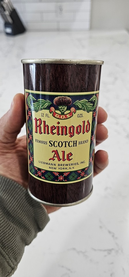 Rheingold Scotch Ale Flat Top Beer Can #123-26 New York, N.Y | eBay