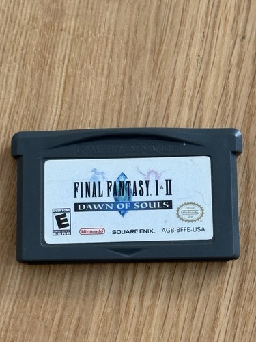 Final Fantasy 1 & 2 Dawn of Souls (Nintendo Game Boy Advance GBA ...