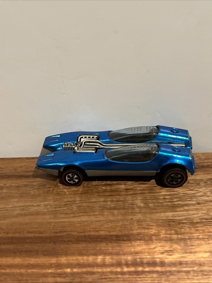 Vintage Hot Wheels Redline 73 Hong Kong Light Blue Shell Promo Splittin ...