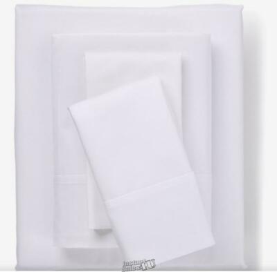 Bed Tite 800 Thread Count 4PC Sheet Set Queen White 55% Long Staple ...