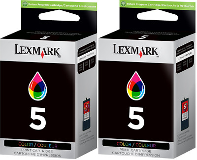 New Genuine Lexmark 5 2PK Ink Cartridges X Series X5690 X2690 Z Series ...