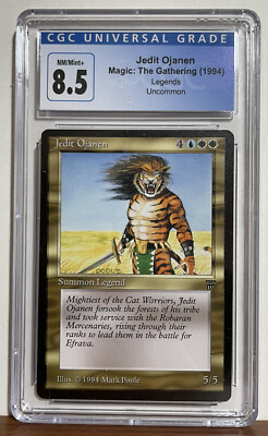 1994 MAGIC THE GATHERING LEGENDS JEDIT OJANEN CGC 8.5 MTG | eBay