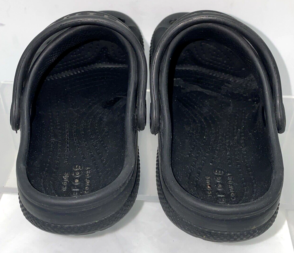 Crocs Toddler BAYA Clog Size 10C Black B*H | eBay